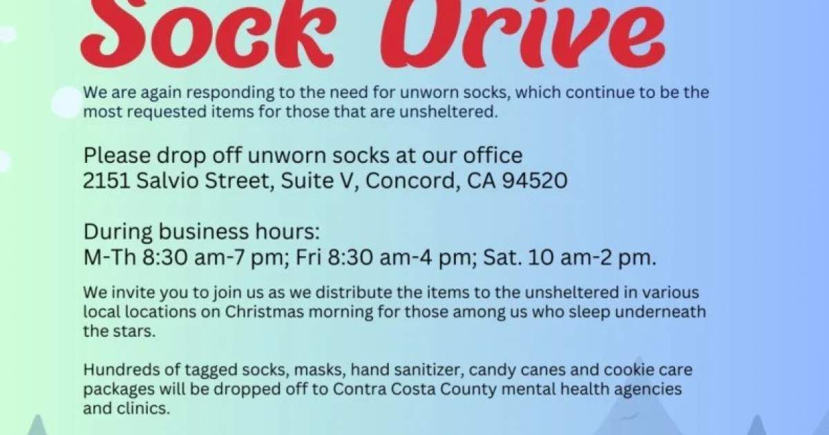 NAMI Annual Holiday Sock Drive - Visit Concord